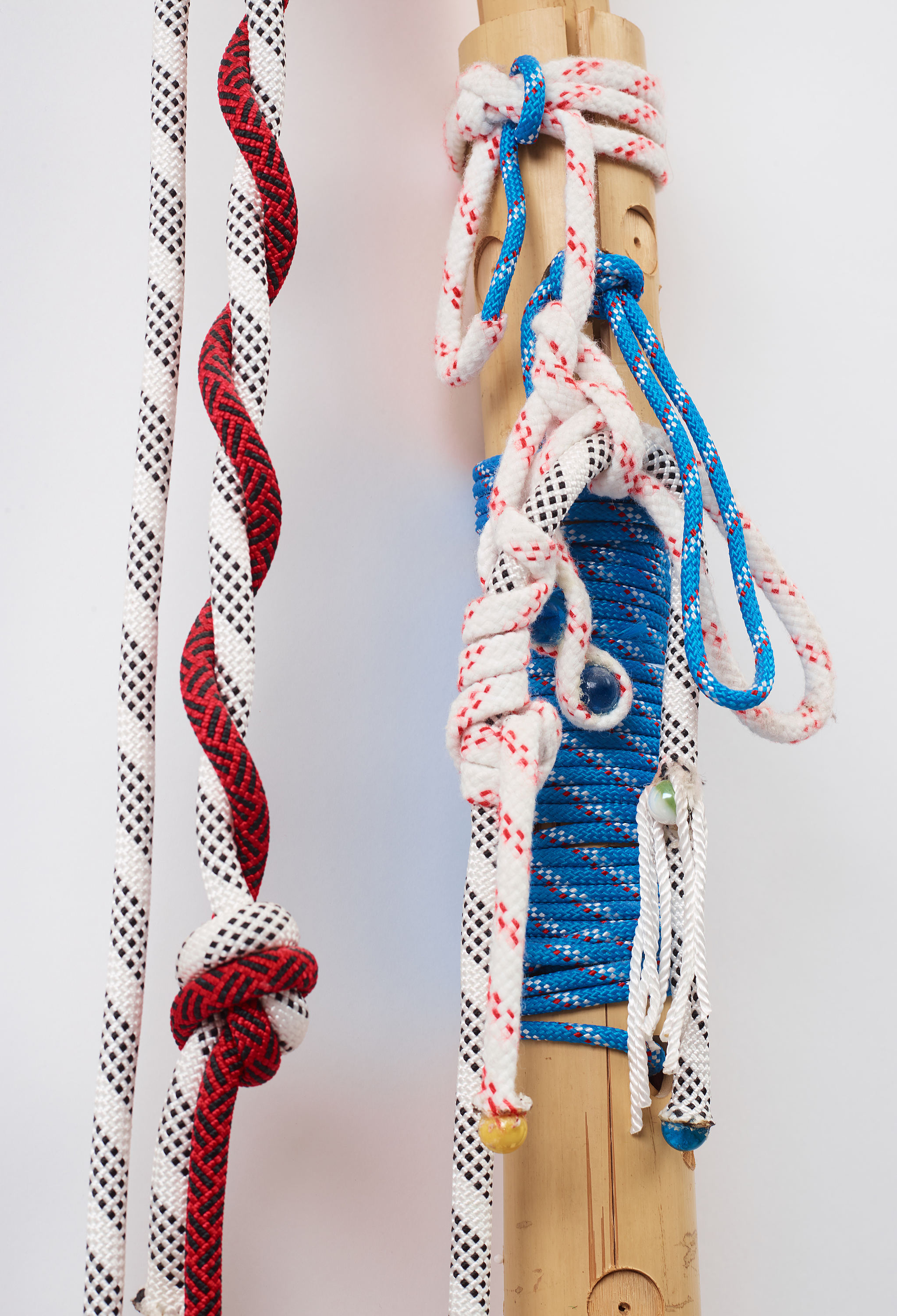 Tobias Madison & Kasper Muller, bamboo, ropes. Executed in 2010 ...