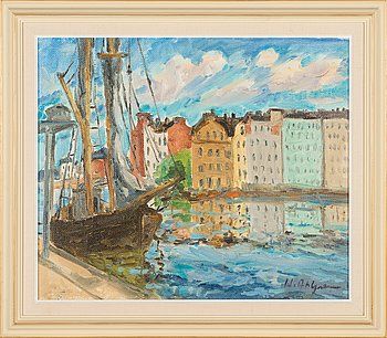 William Ahlgren, olja på duk, signerad. - Bukowskis