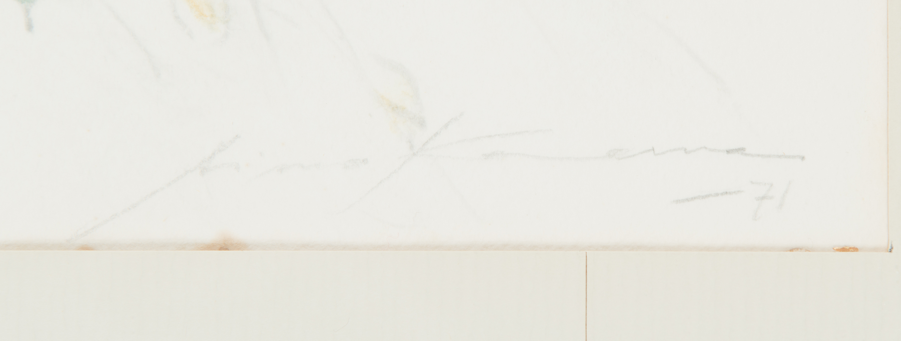 Aimo Kanerva, watercolour, signed and dated -71. - Bukowskis