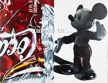 Philippe Huart, acrylic on canvas, signed and dated -04 verso. - Bukowskis