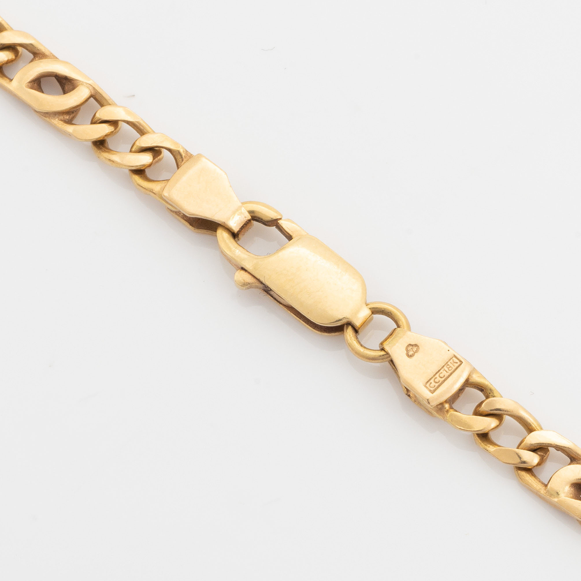 18K gold necklace. - Bukowskis