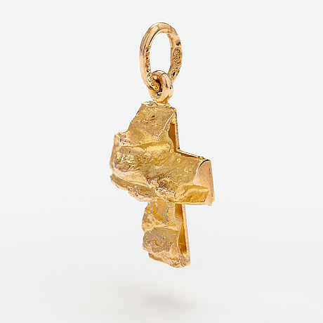 Björn Weckström, Riipus, risti, 14K kultaa. Lapponia 2003. - Bukowskis