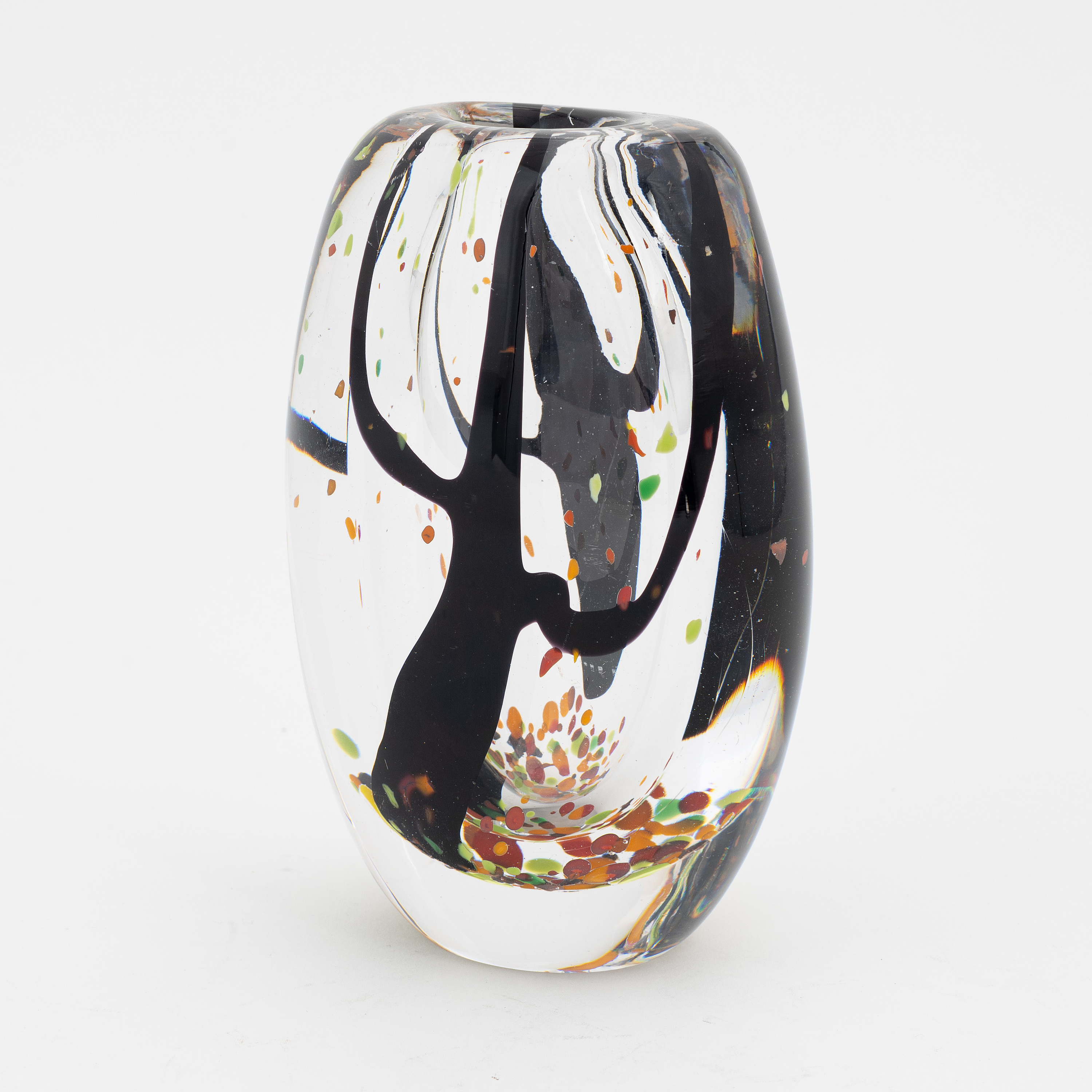 Vicke Lindstrand, an 'Autumn' glass vase, Kosta glassworks, Sweden 1950 ...