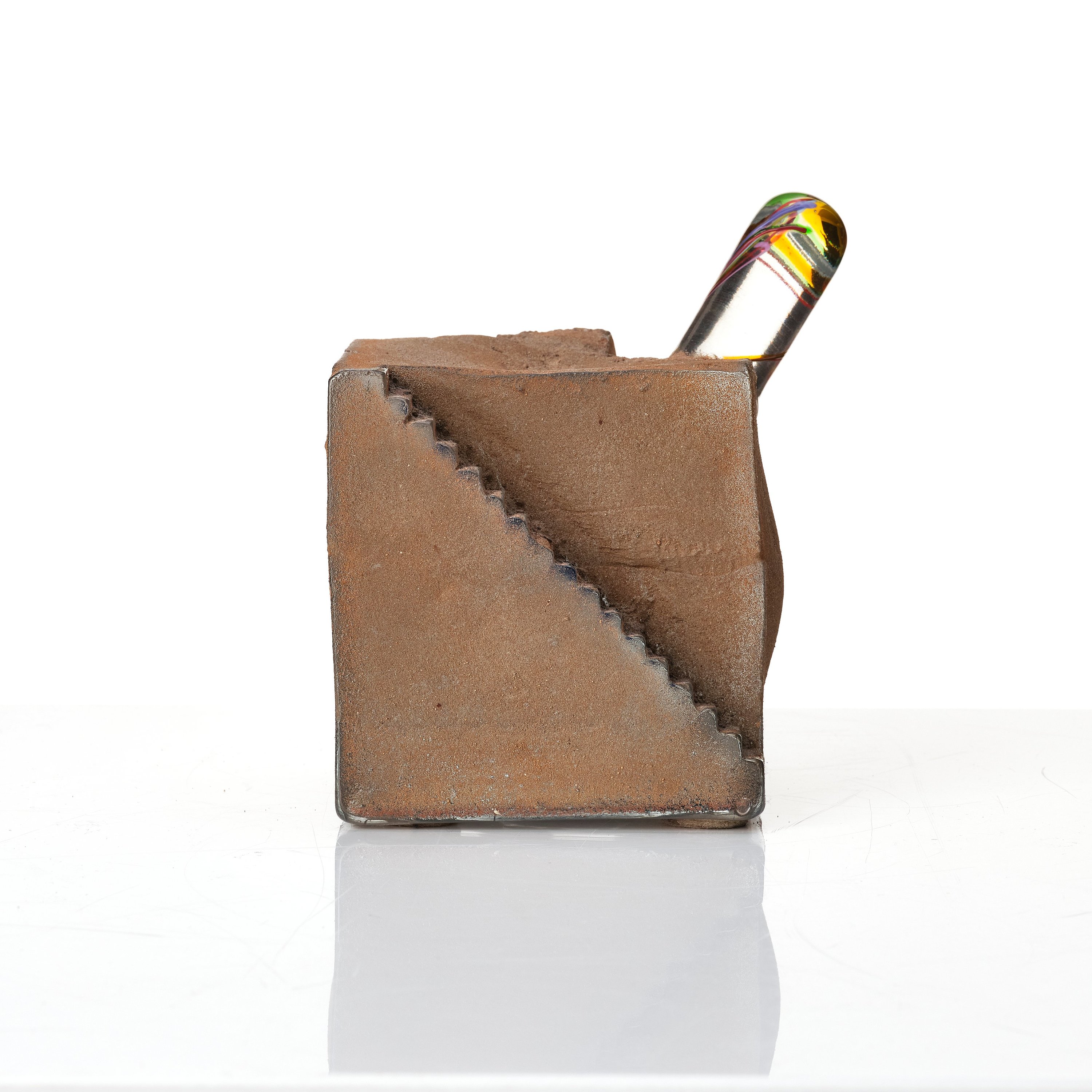 Bertil Vallien, skulptur, Hus-trappa, Kosta Boda. - Bukowskis