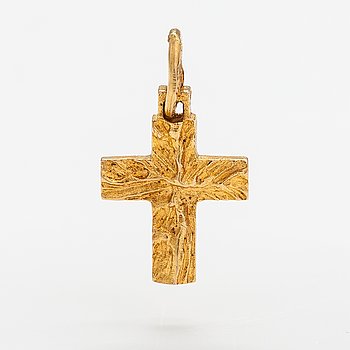 Björn Weckström, Riipus, risti, 14K kultaa. Lapponia 1978. - Bukowskis