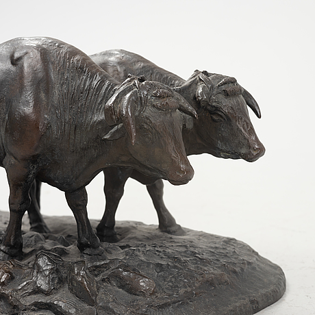 André Abbal, sculpture, bronze, signed. - Bukowskis