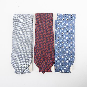 Hermès 3 slipsar. - Bukowskis