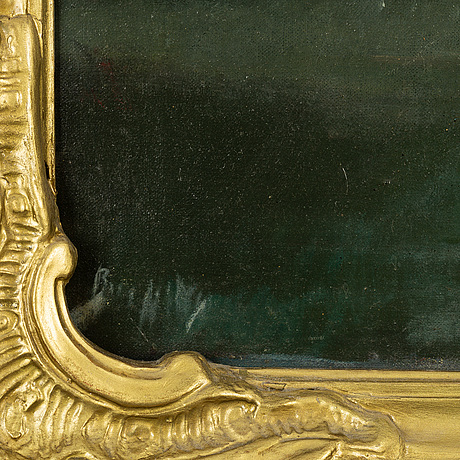 Bror Hillgren, oil on canvas, signed. - Bukowskis