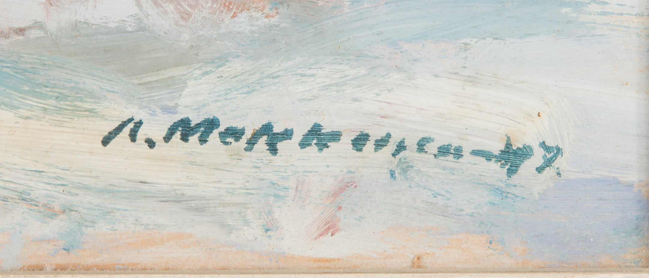 Arvo Makkonen, oil on board, signed and dated-47. - Bukowskis