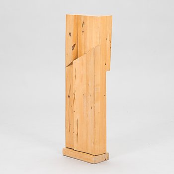 Aimo Taleva, skulptur, trä, signerad och daterad -87. - Bukowskis