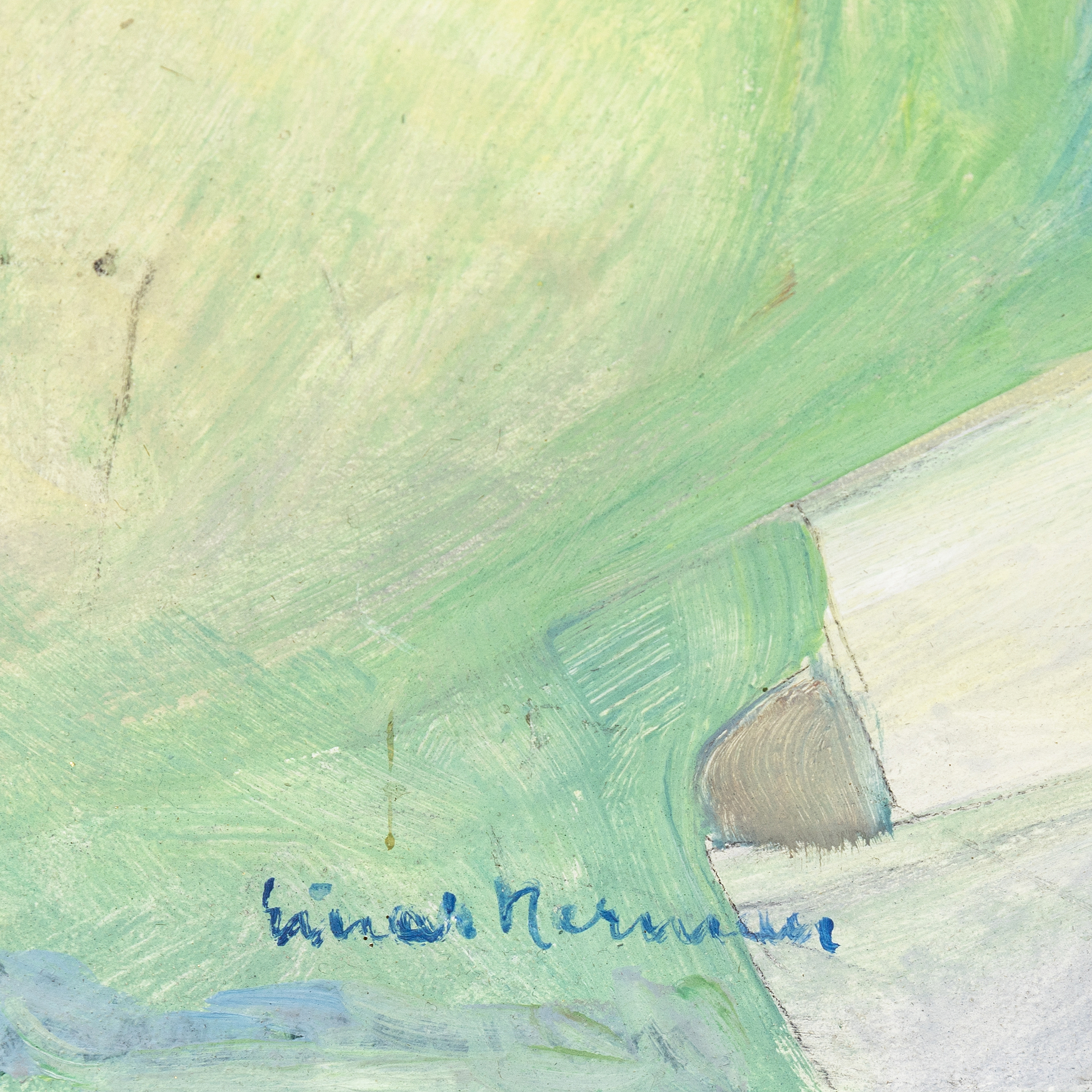 Einar Nerman, olja på pannå, signerad Einar Nerman. - Bukowskis