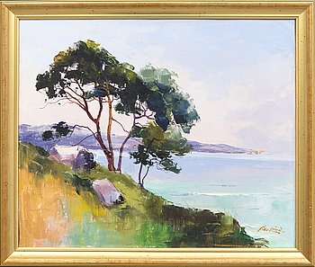 Axel Lind, olja på duk, signerad. - Bukowskis