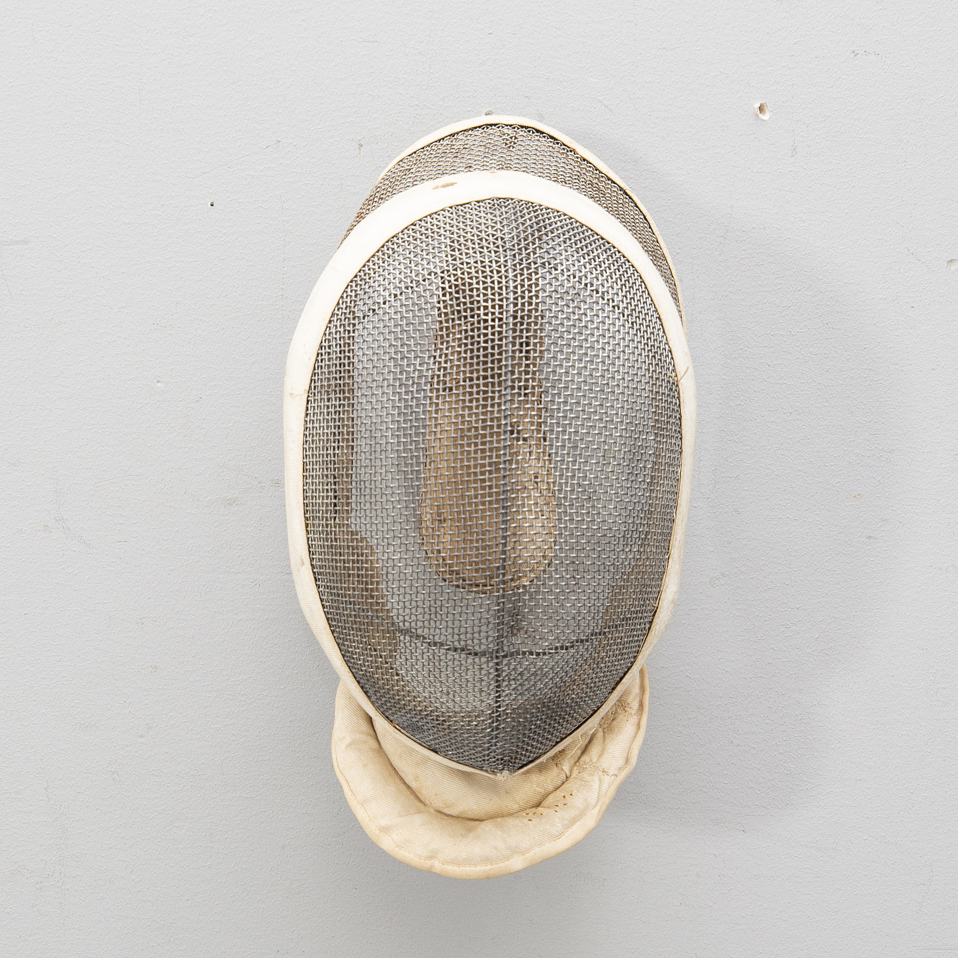 A French set of sword, mask and clothing for fencing, mid/second part ...