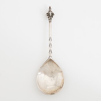 A silver spoon, probably Norway, 19th century. - Bukowskis