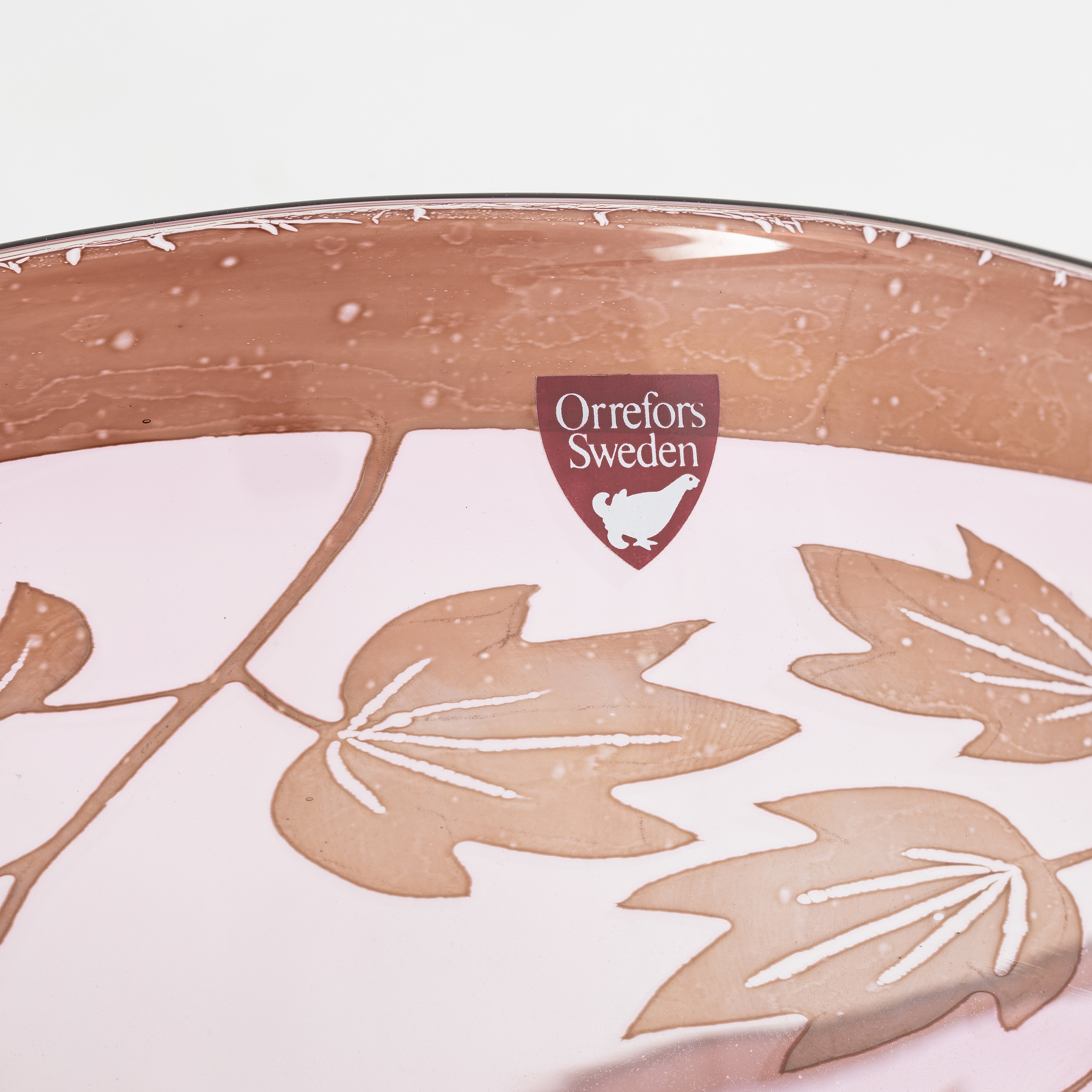 Eva Englund, a graal glass bowl, Orrefors. - Bukowskis