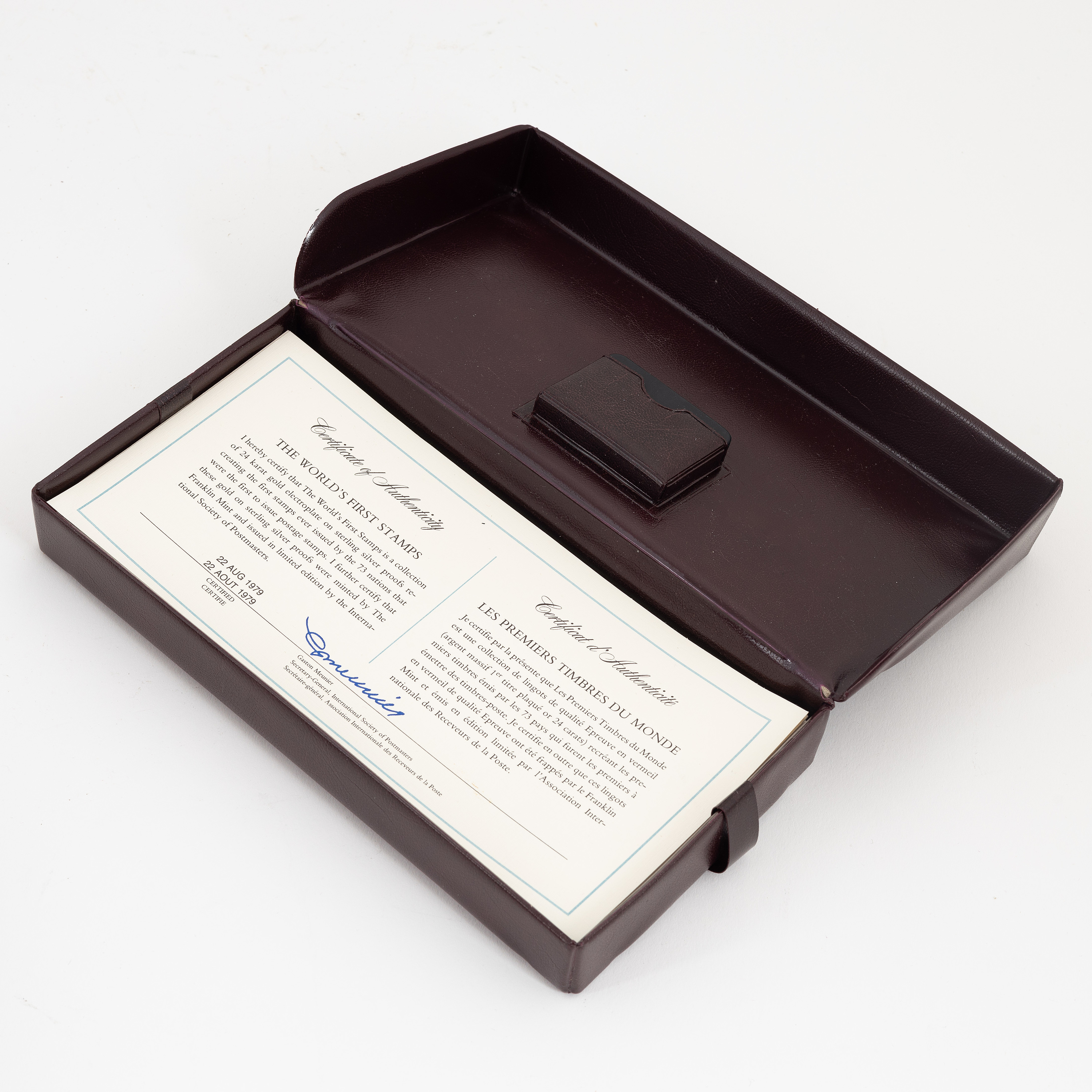 Franklin Mint,a set of 73 "Official gold on silver proofs of the world ...