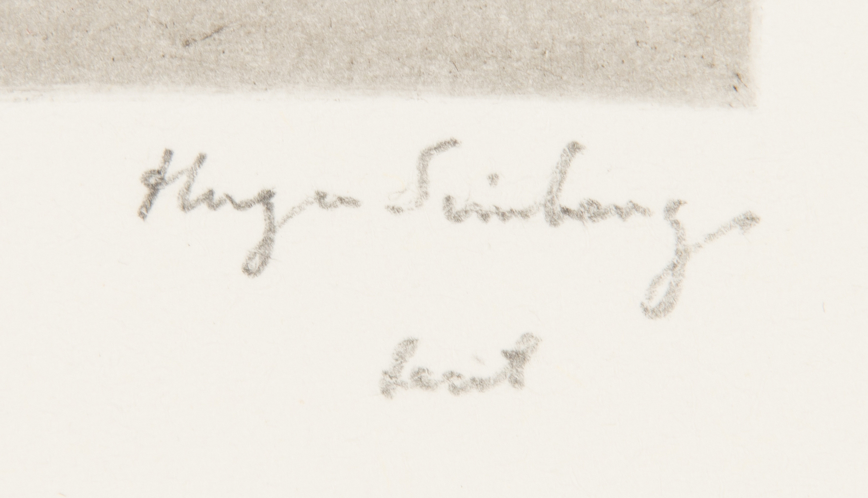 Hugo Simberg, drypoint, signed fecit. - Bukowskis