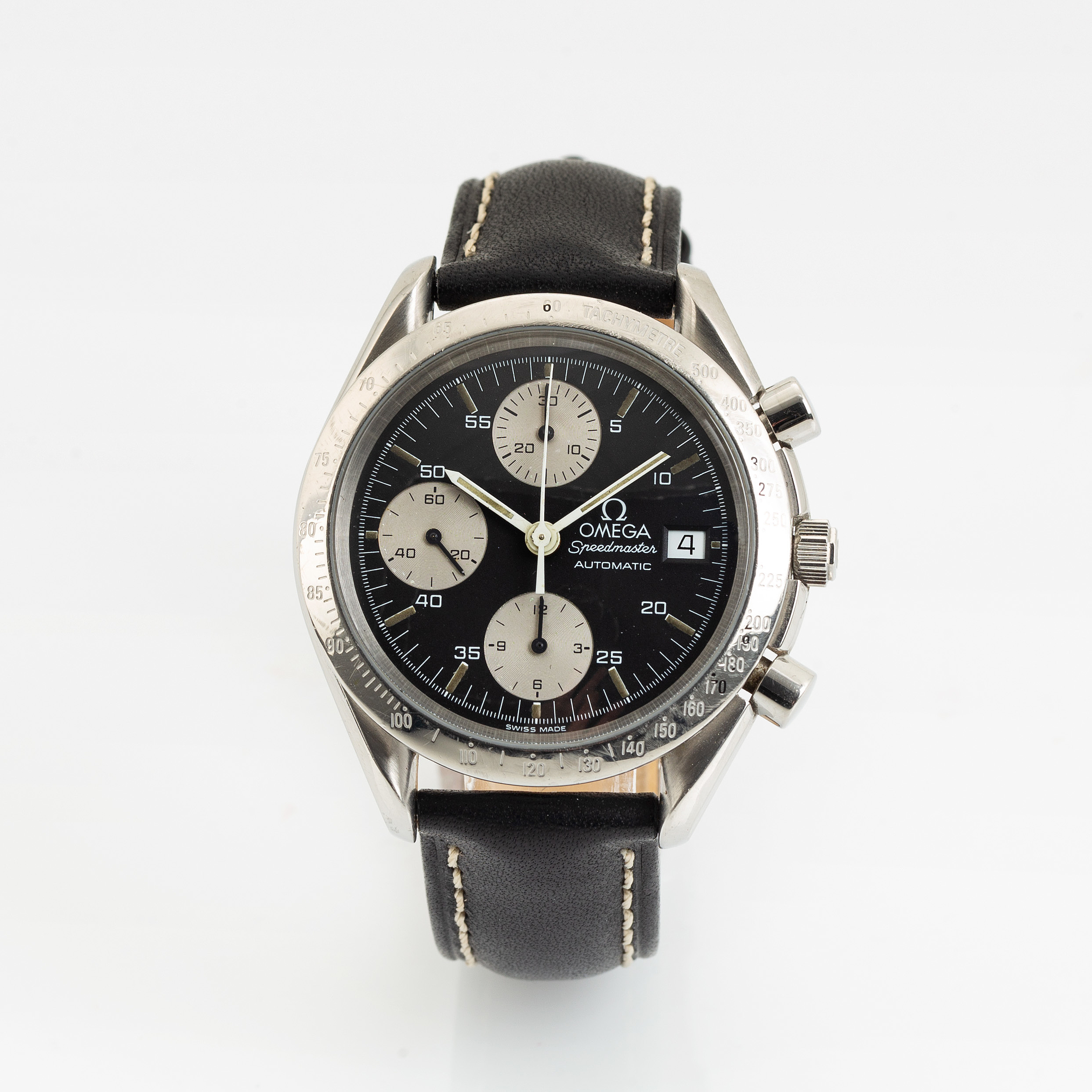 Omega, Speedmaster, "Panda", wristwatch, chronograph, 39 mm. - Bukowskis