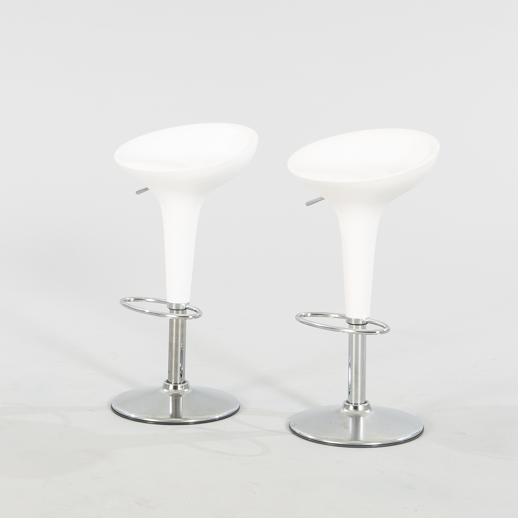 A pair of Stefano Giovannoni Bombo bar stools for Magis italy 21st ...