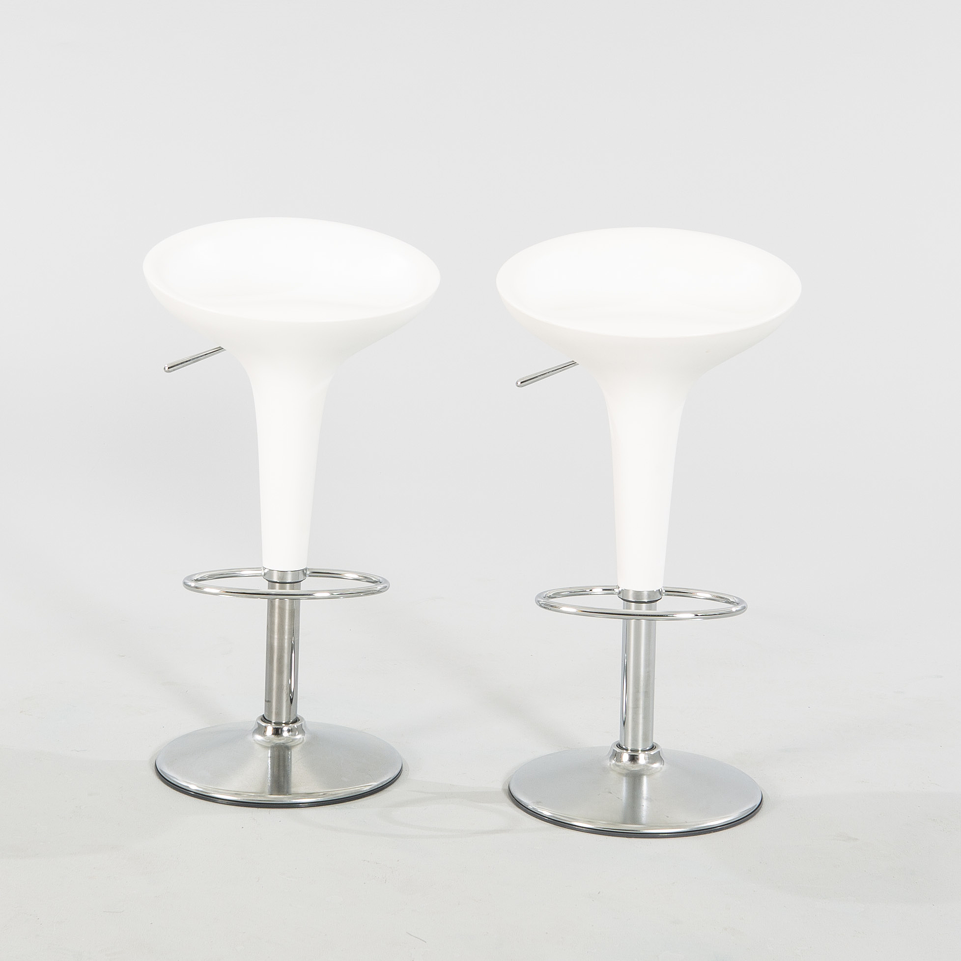 A pair of Stefano Giovannoni Bombo bar stools for Magis italy 21st ...