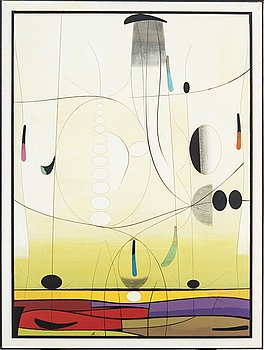 Albert Johansson, oil on panel signed and dated 1982. - Bukowskis
