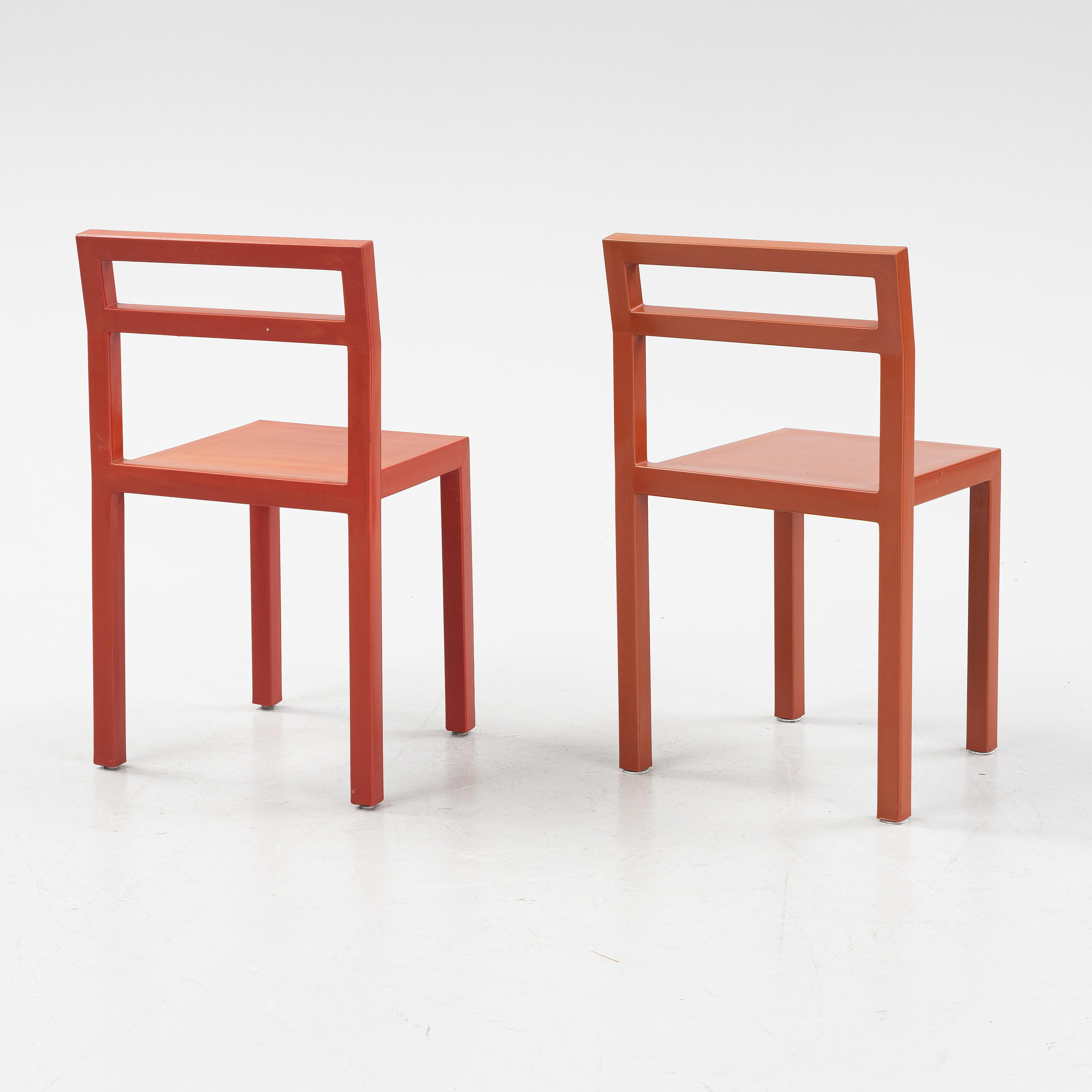 Boris Berlin/Poul Christiansen, a set of six 'Non' chairs from Komplot ...