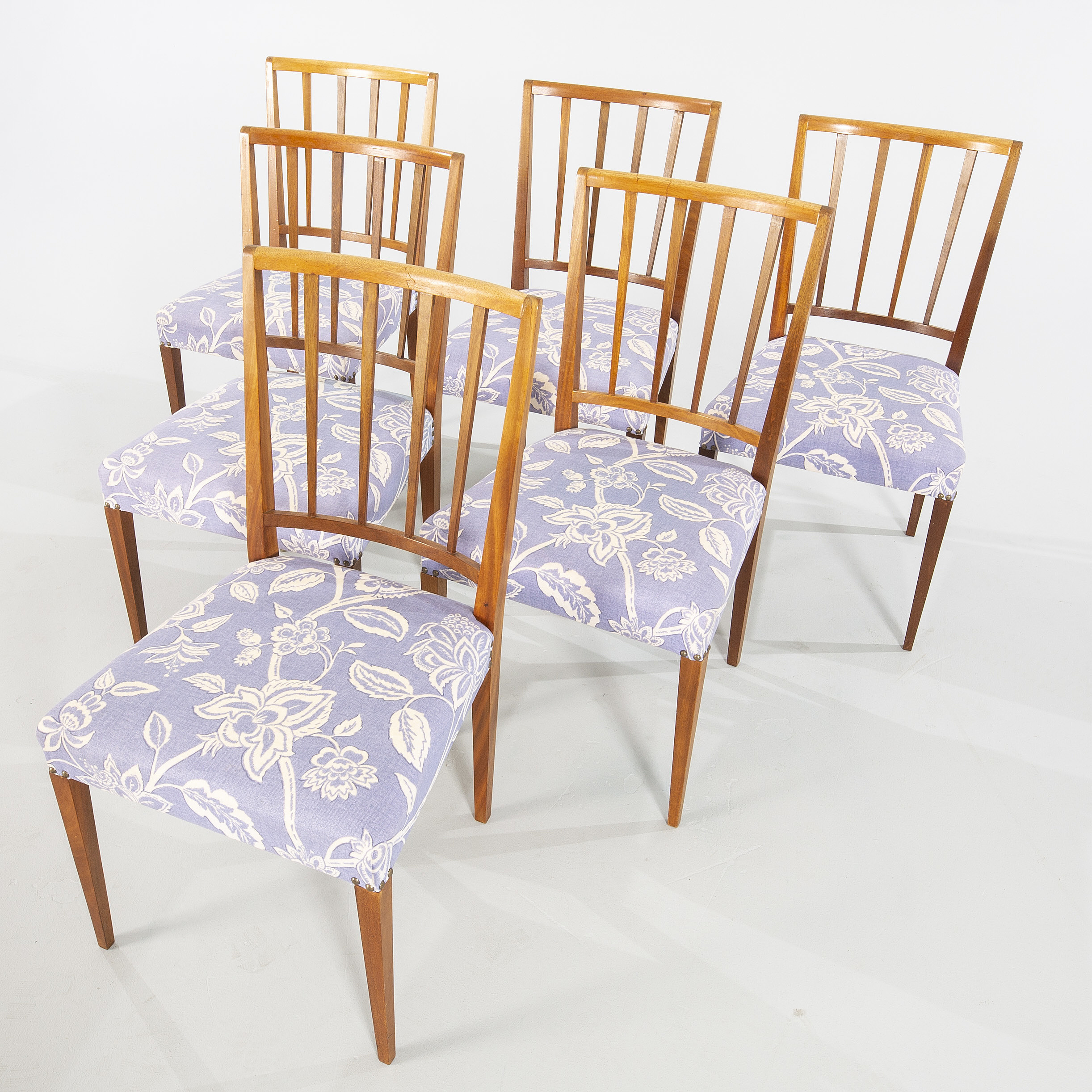 Josef Frank, stolar, 6 st, Firma Svenskt Tenn, modell 815, 1940/50-tal ...