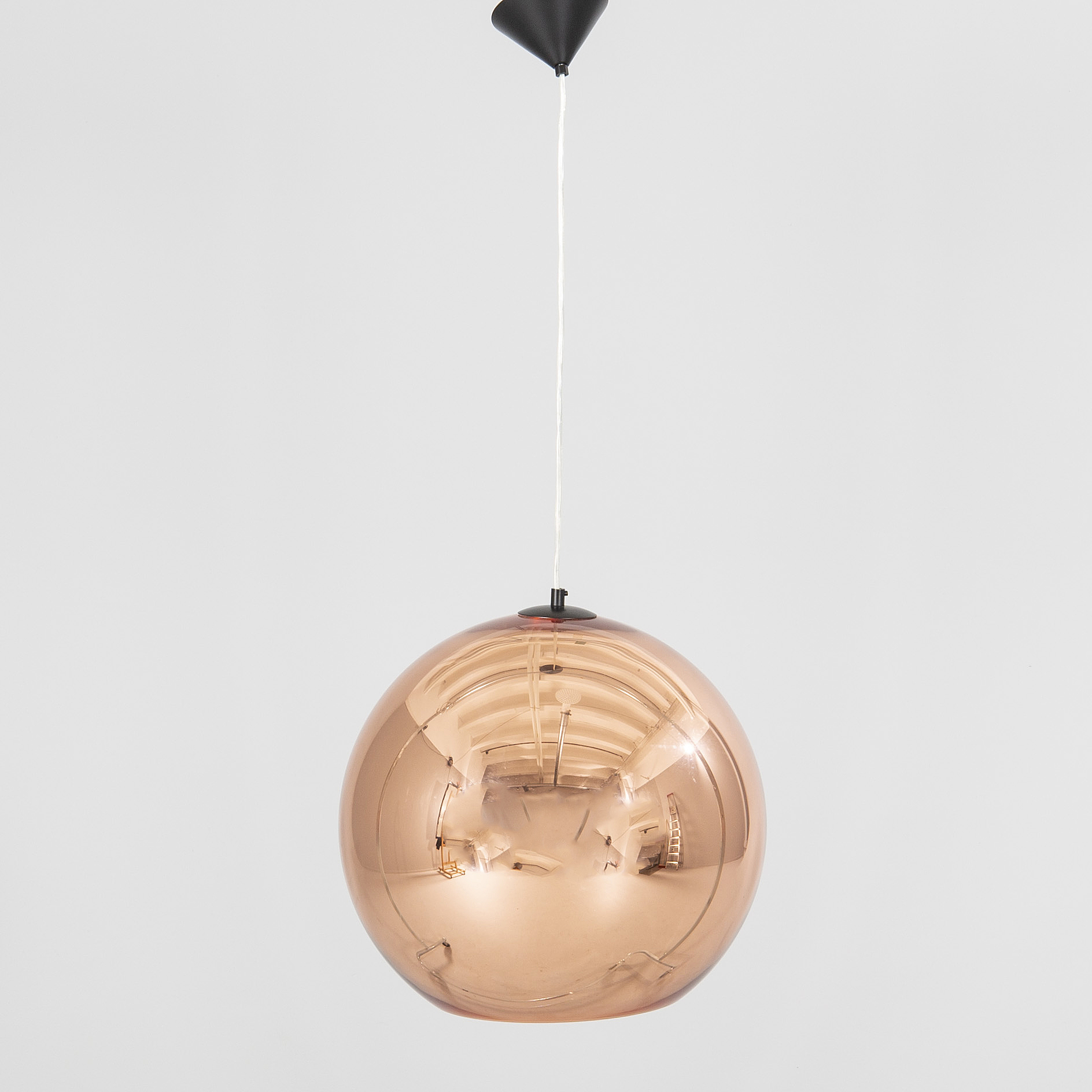 A 'Copper Shade' ceiling light by Tom Dixon from the 21st Century ...