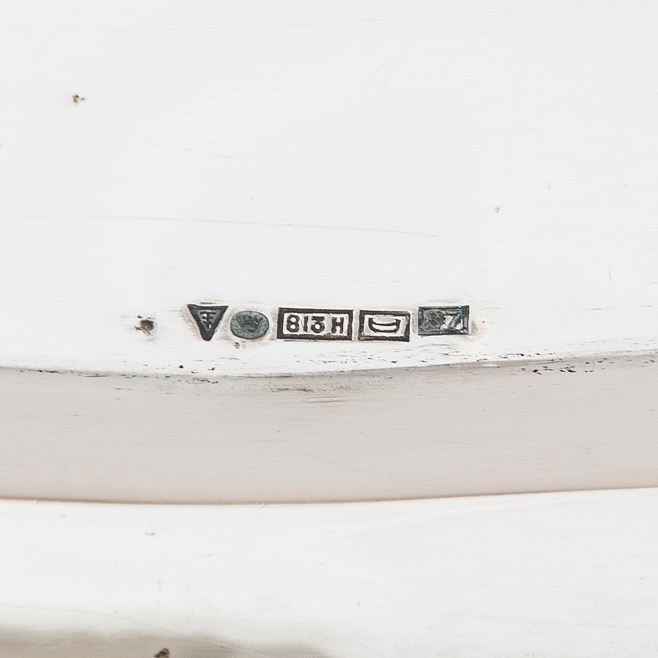 A silver tray, Central Europe, Finnish control marks 1955. - Bukowskis