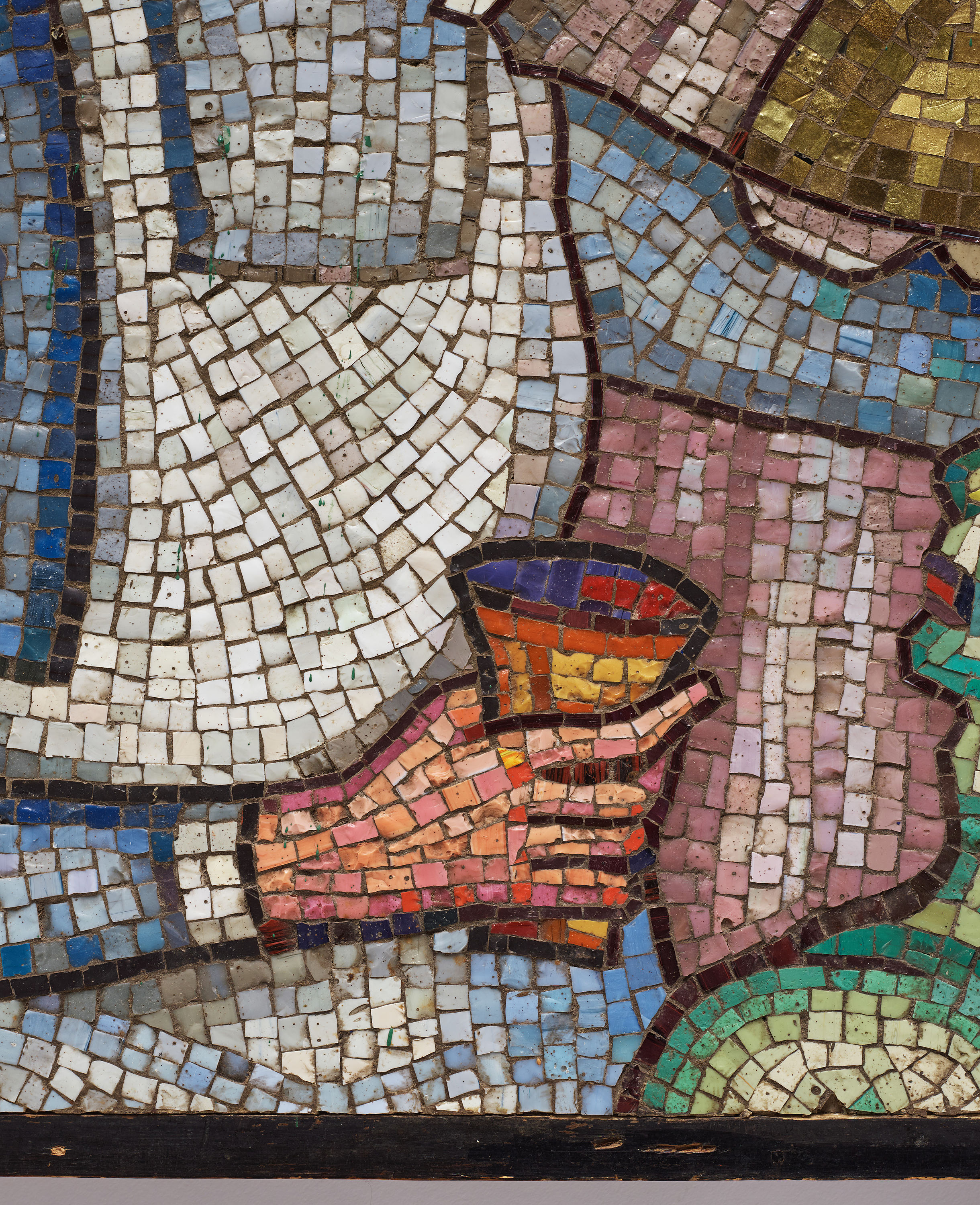 Einar Forseth, a mosaic work 'Barmhärtigheten' (The Mercy), probably an ...