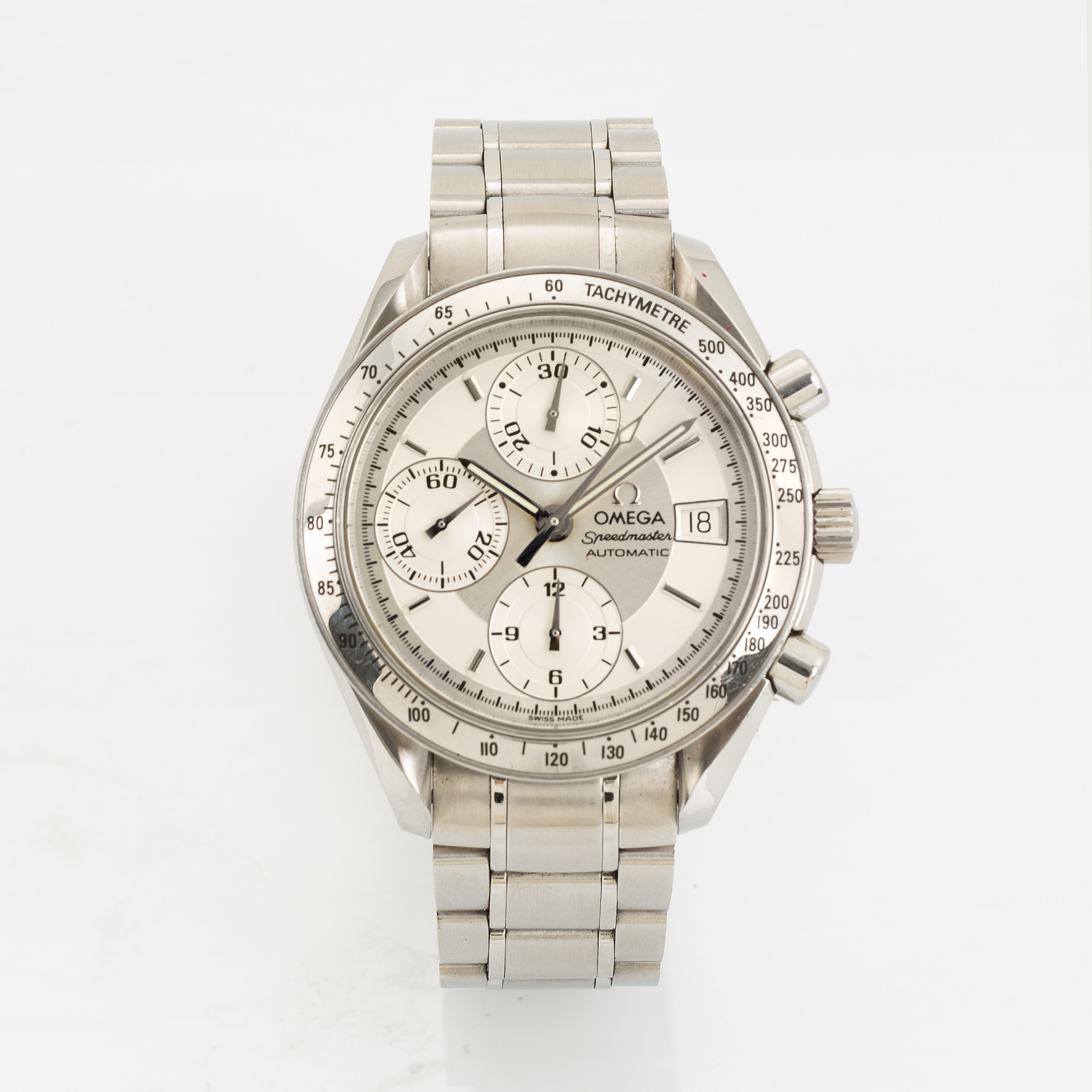 Omega, Speedmaster, Date, wristwatch, 39 mm. - Bukowskis