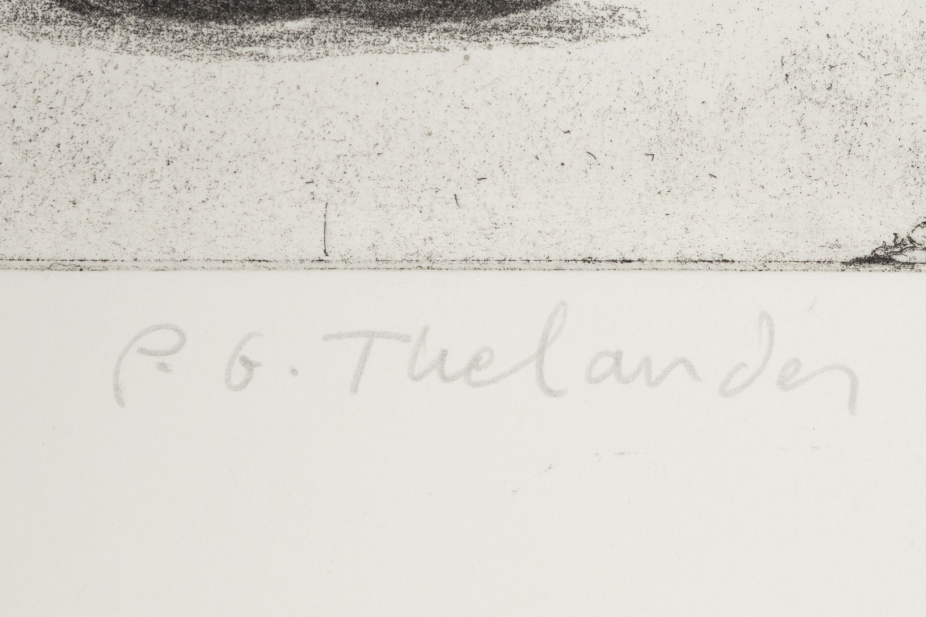 PG Thelander, färgetsning, 1975, signerad 53/100. - Bukowskis