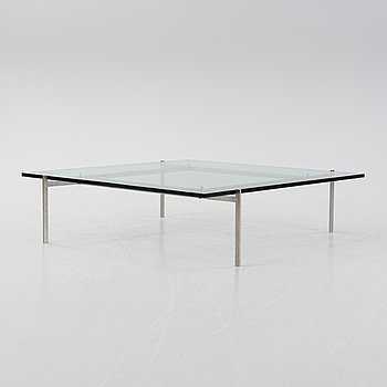 Poul Kjaerholm, a 'PK61A' glass coffee table, Fritz Hansen, Denmark, 2020. - Bukowskis