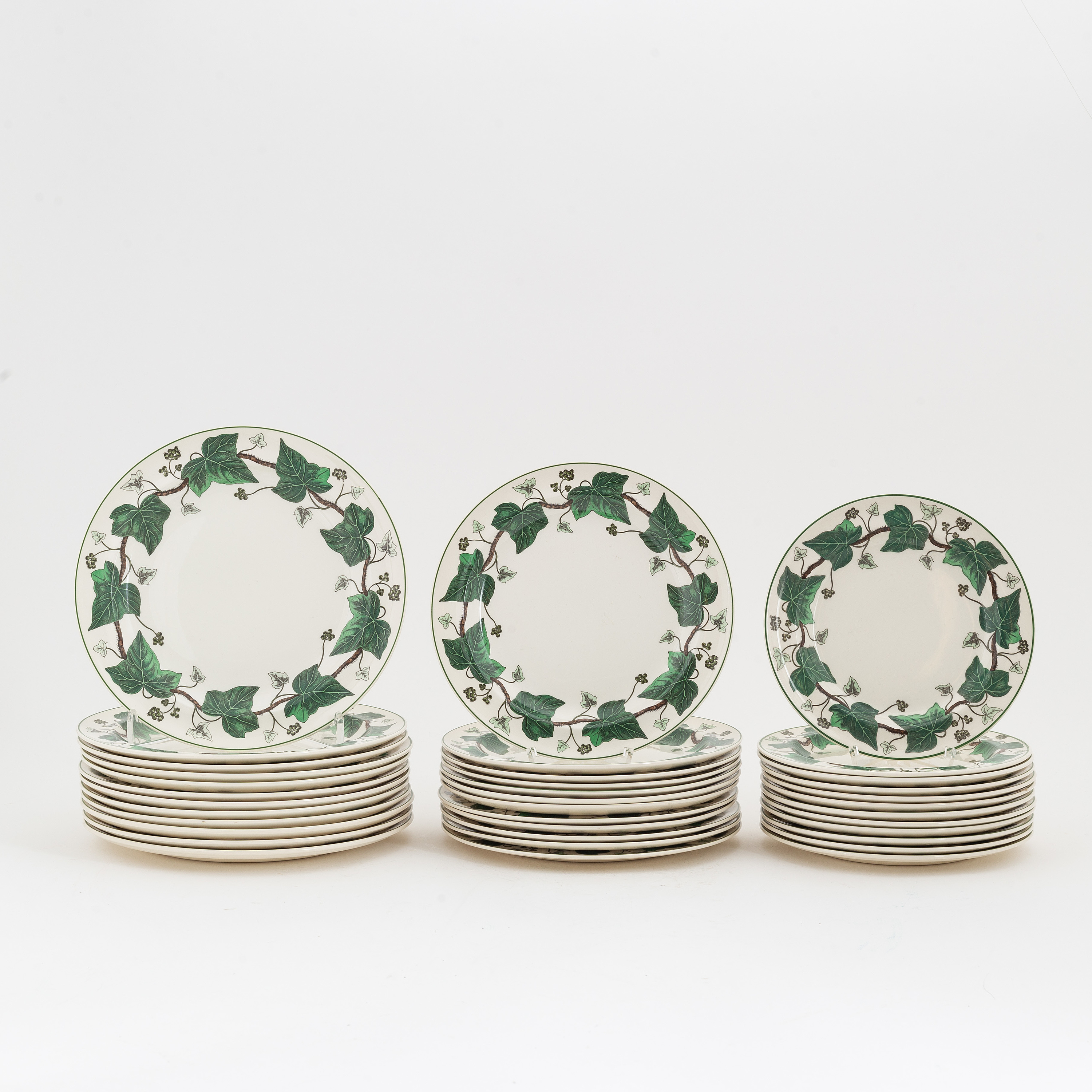 A 36-piece 'Napoleon Ivi' flintware dinner service, Wedgwood, England ...