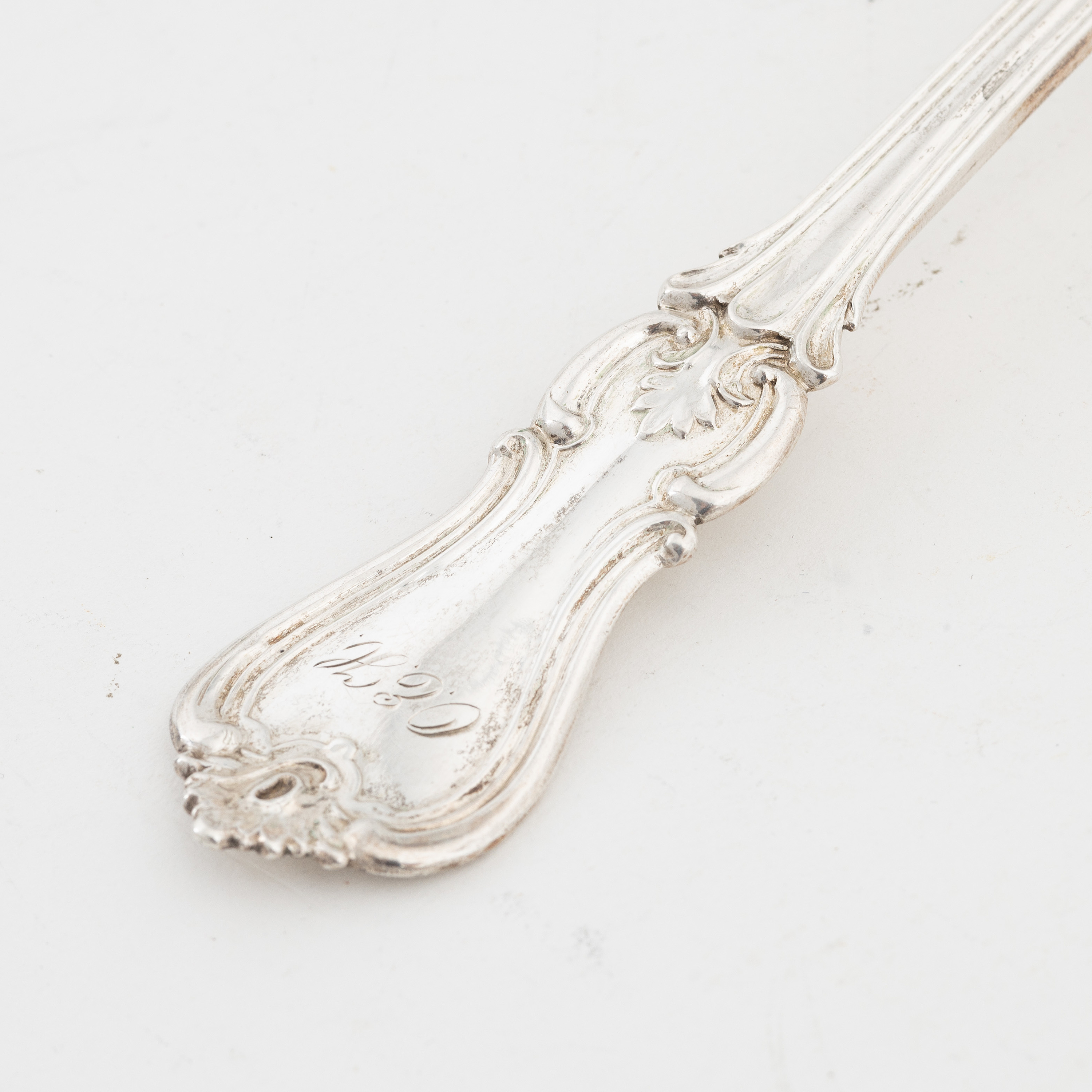 A Swedish silver serving spoon, model 'Olga', mark of Alfred Ambrosius ...