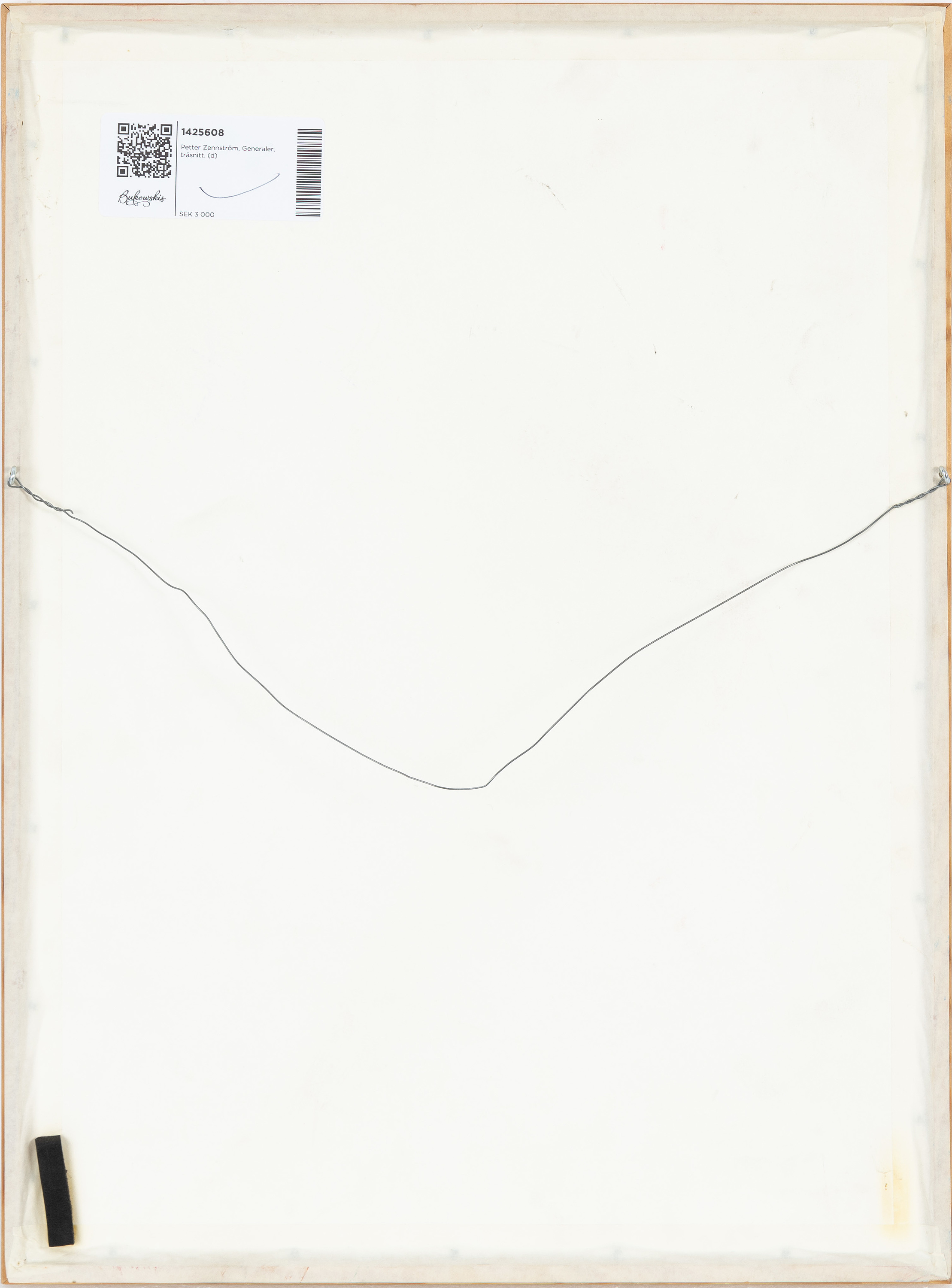 Petter Zennström, wood cut, 1977, signed. - Bukowskis