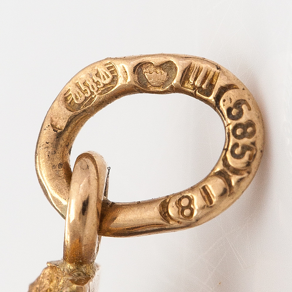 Björn Weckström, Riipus, risti, 14K kultaa. Lapponia 1996. - Bukowskis