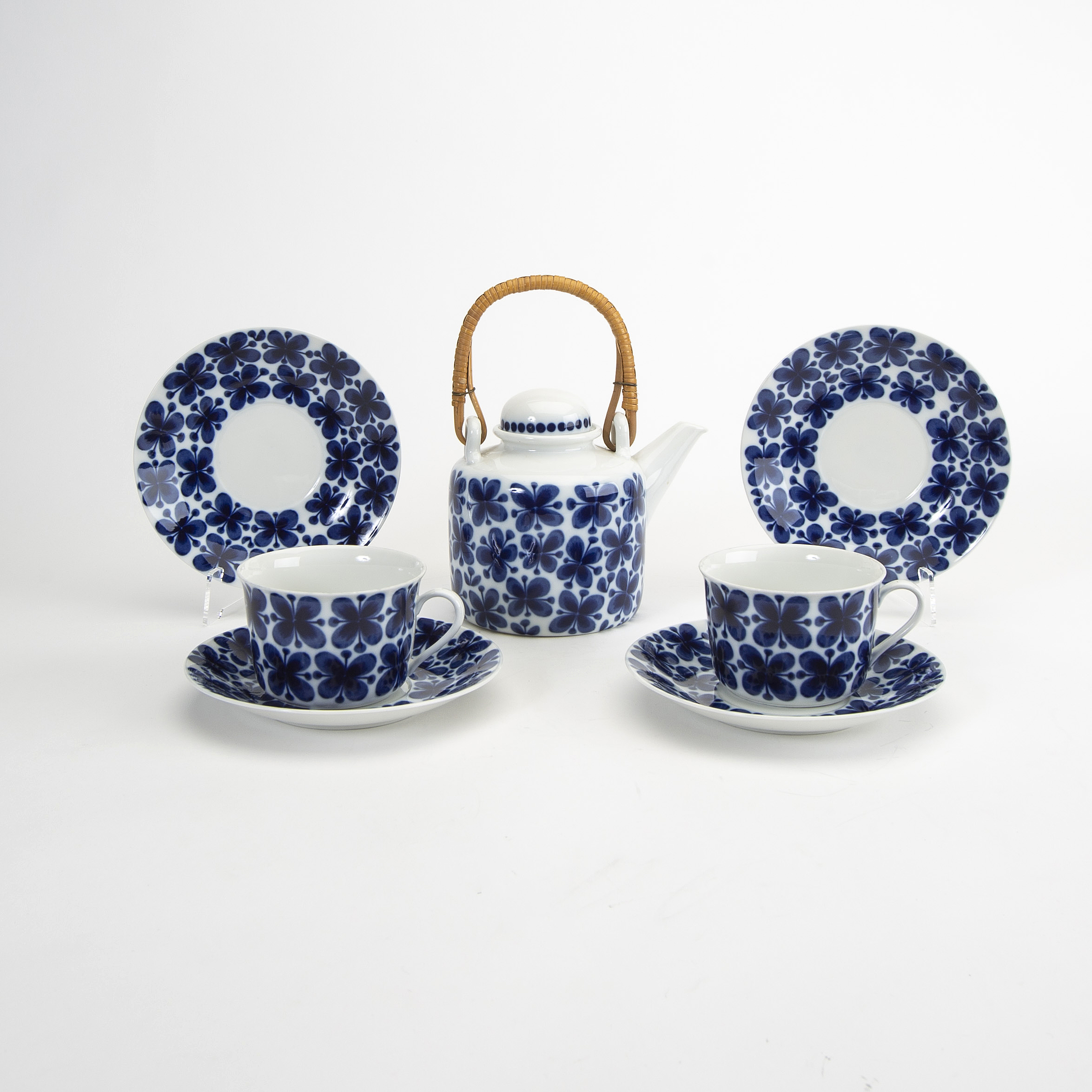 Marianne Westman, teservis, porslin, 13 delar, "Mon Amie", Rörstrand ...