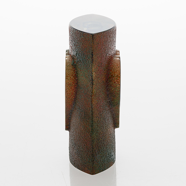 Kjell Engman, two art glass sculptures, signed Kosta Boda K Engman ...