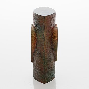 Kjell Engman, two art glass sculptures, signed Kosta Boda K Engman ...