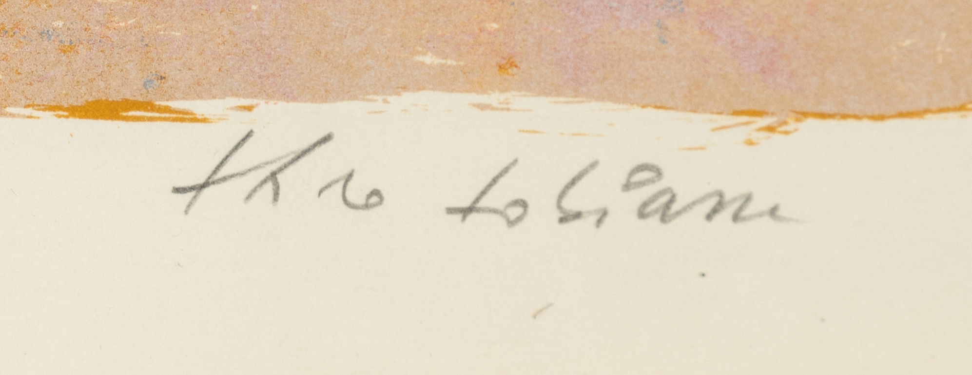 Theo Tobiasse, lithograph in colours, signed 110/175. - Bukowskis