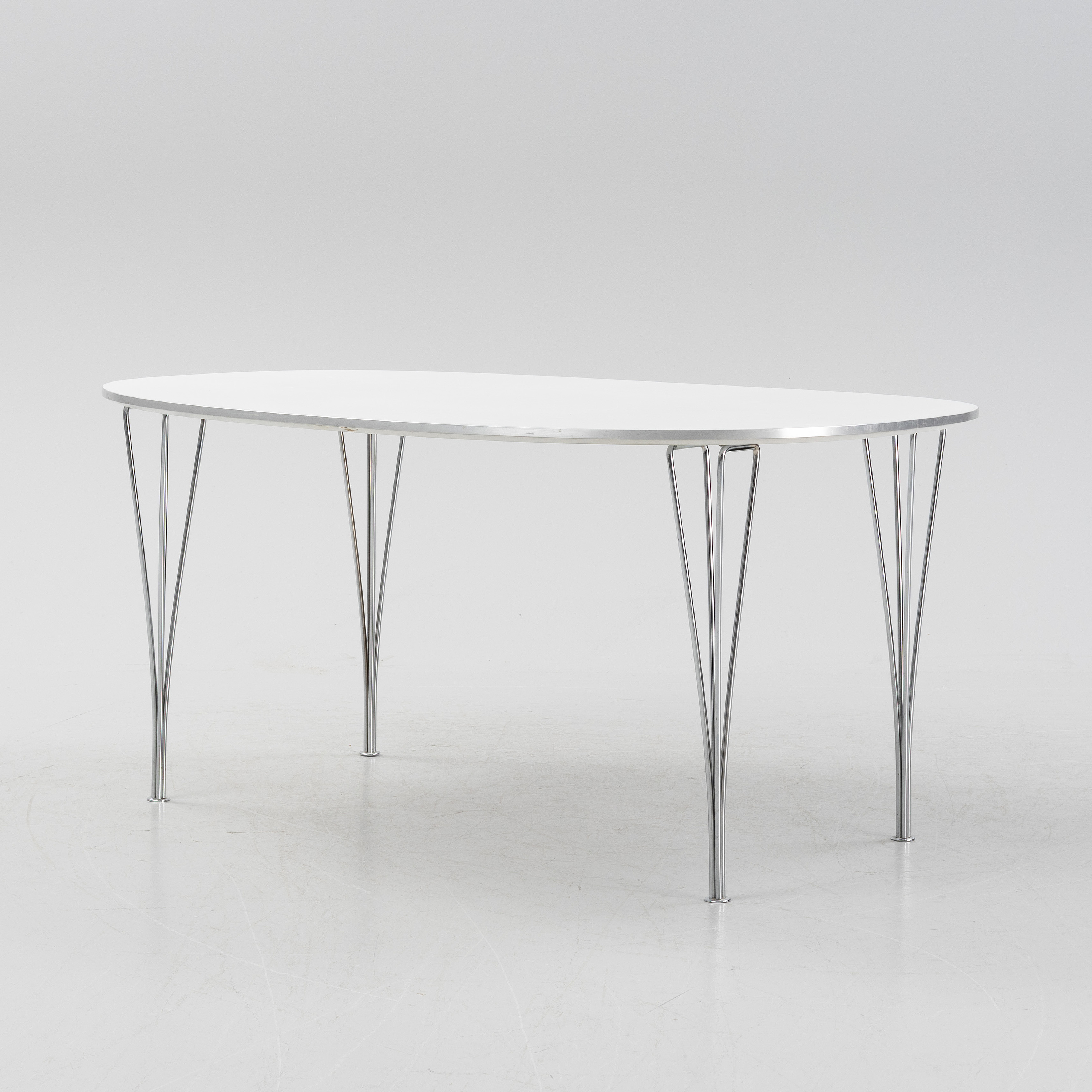 Bruno Mathsson och Piet Hein, matbord, "Superellips", Fritz Hansen ...