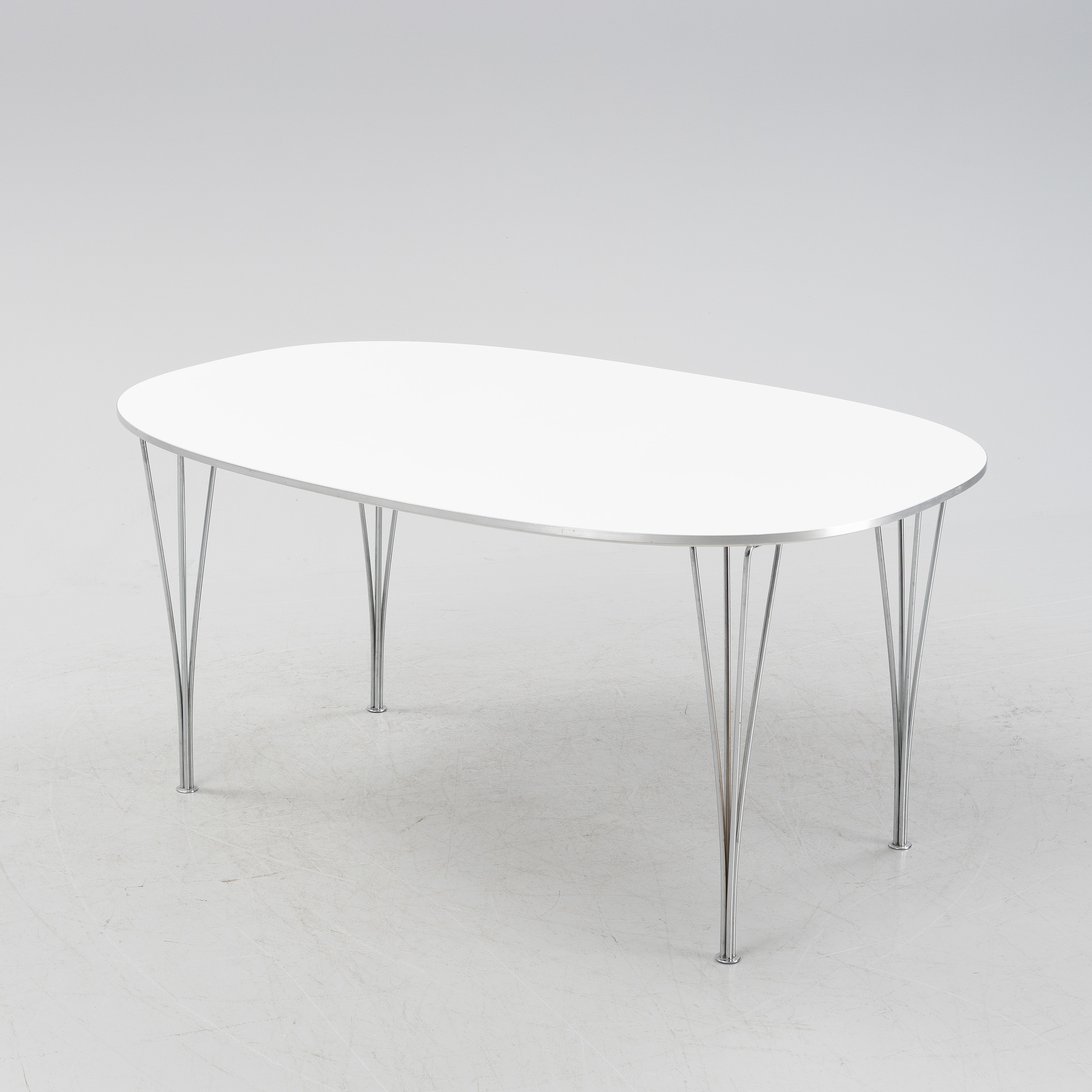 Bruno Mathsson och Piet Hein, matbord, "Superellips", Fritz Hansen ...