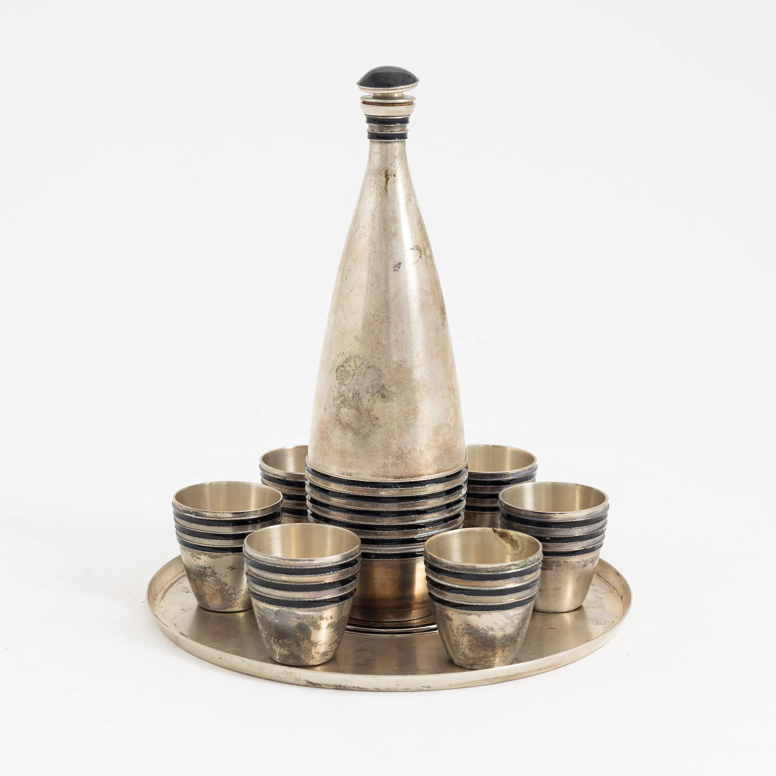 A soviet silver vodka set, Leningrad mid 20th century. - Bukowskis