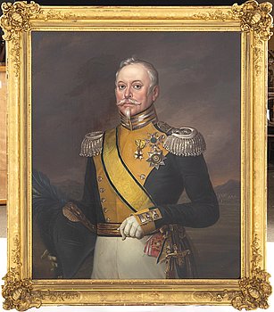 Carl Wilhelm Nordgren, , olja på duk signerad och daterad 1839. - Bukowskis