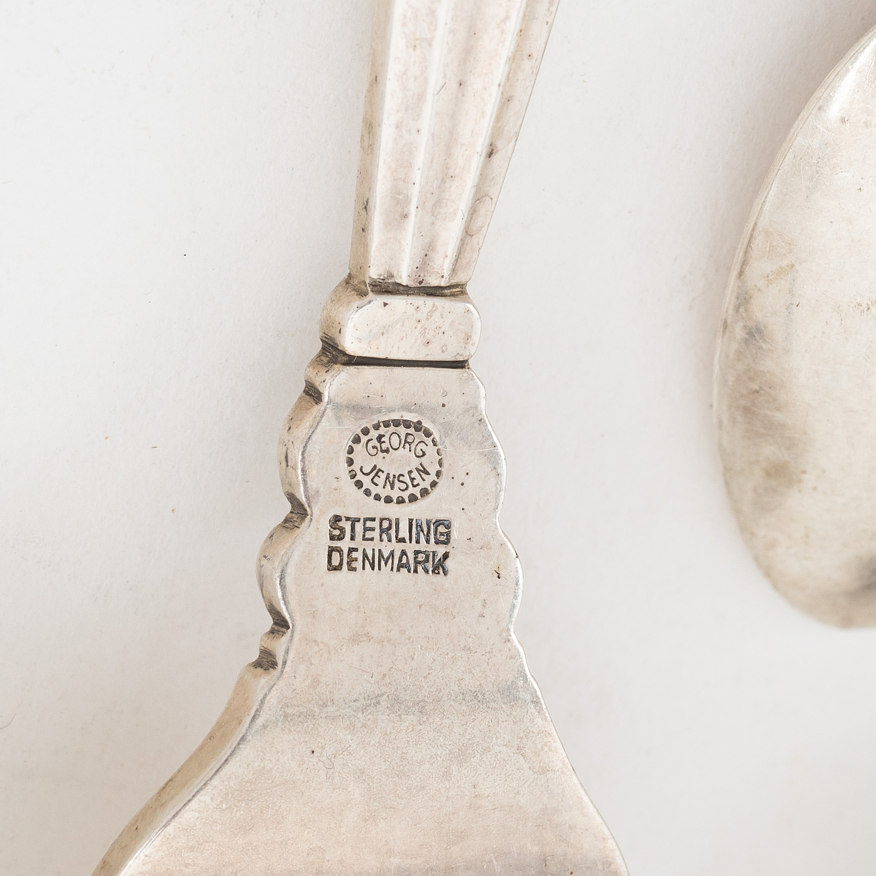 Johan Rohde, a 12-piece model 'Konge/Acorn' silver cutlery, Georg ...