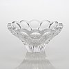 Aimo Okkolin, A cut crystal glass vase, bowl, model 6553, signed Aimo ...