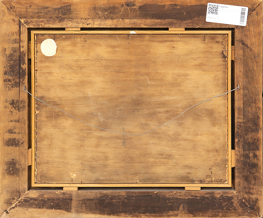 Nicolas-Louis Cabat, oil on canvas laid on panel signed. - Bukowskis