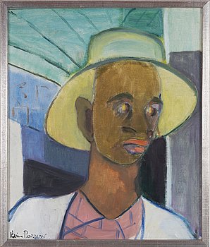 Karin Parrow, oil on canvas, signed. - Bukowskis