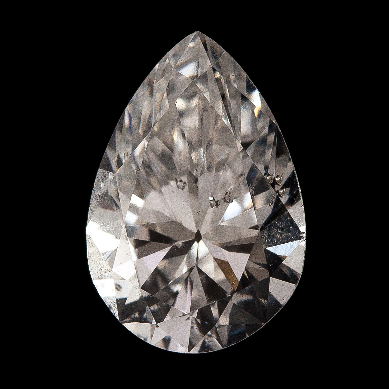 A pear-cut diamond ca. 1.05 ct. - Bukowskis